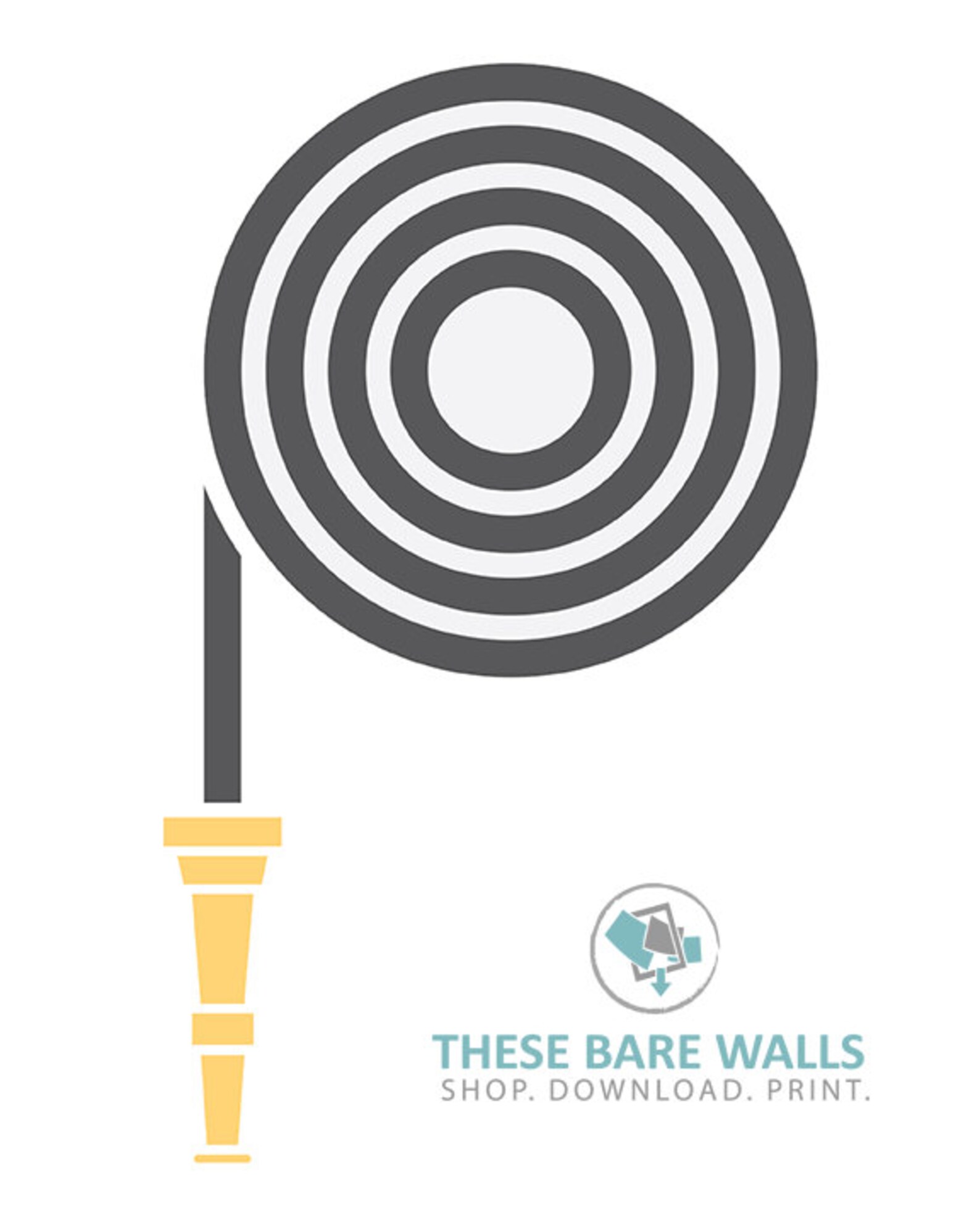 Printable Wall Art, Fire Department Prints, Firetruck Hose, Fireman ...