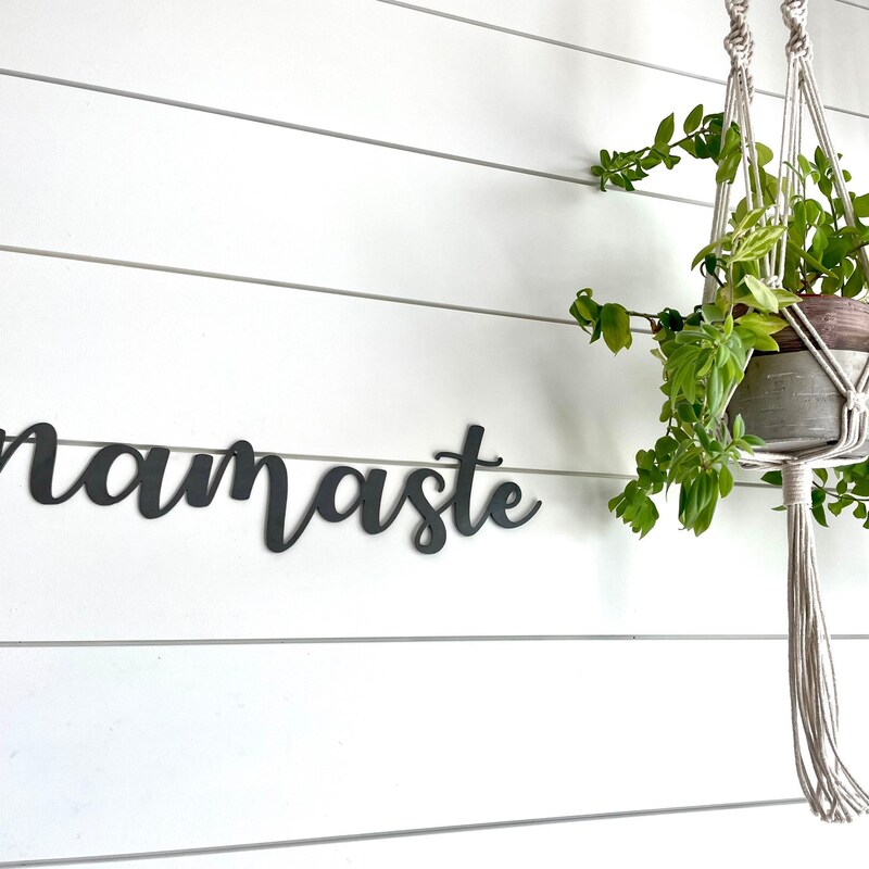 Namaste Sign - Etsy