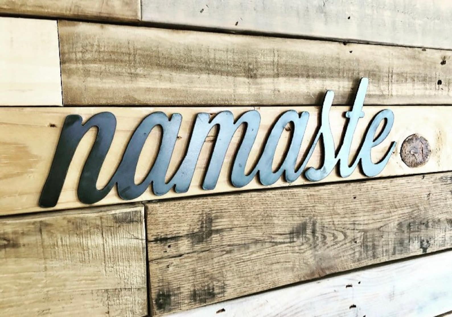 Namaste Sign Yoga Decor Namaste Wall Art Meditation | Etsy