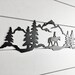 Horse Sign - Mountain Range With Horse - Horseback Riding - Horse Wall ...