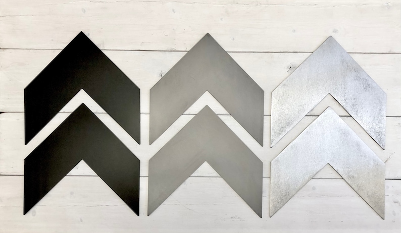 Chevron Arrows - Set of 3 - Chevron Wall Decor - Farmhouse Home Decor ...