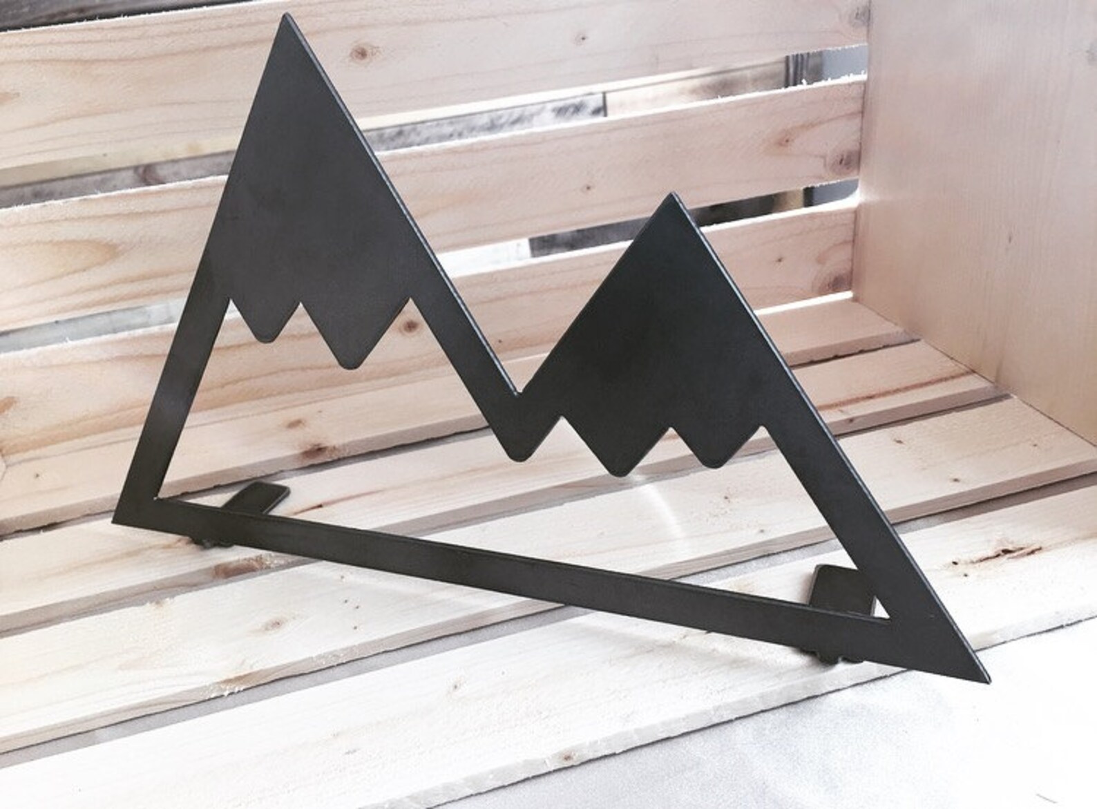 Rustic Metal Mountain - Mountain Decor - Cabin Decor - Mountain Range ...
