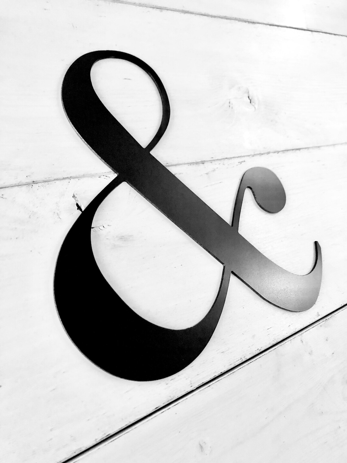 Ampersand Sign and Decor Metal Initial Rustic Letter | Etsy