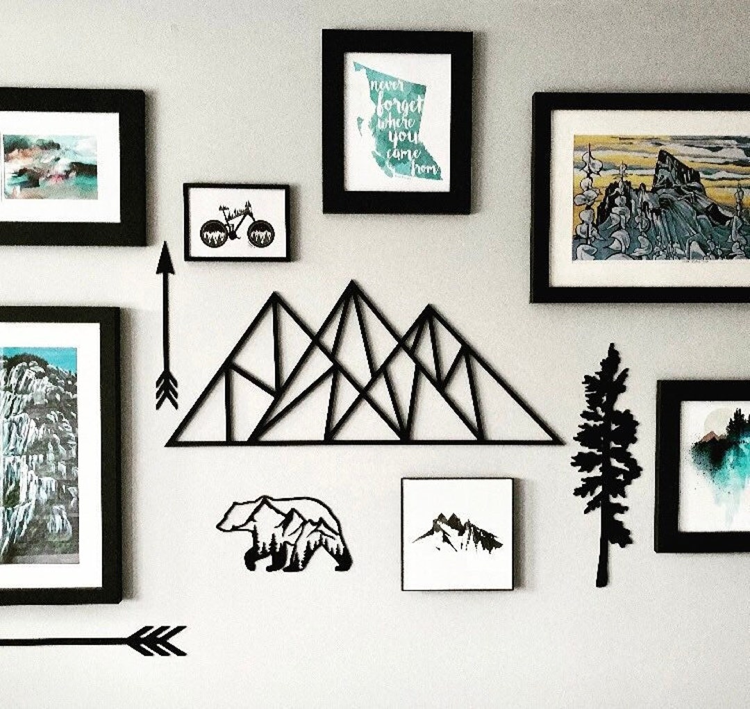 Arrow Home Decor - Rustic Metal Wall Art - Metal Arrow - Gallery Wall ...