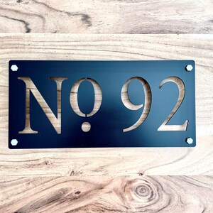 12" Custom Tudor House Number Sign - Craftsman Style Address Sign ...