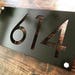 12" Custom House Number Sign - Address Sign - Address Numbers ...