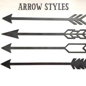 Arrow and Word Set - Metal Arrows - Word Sign - Home Decor - Word Art ...