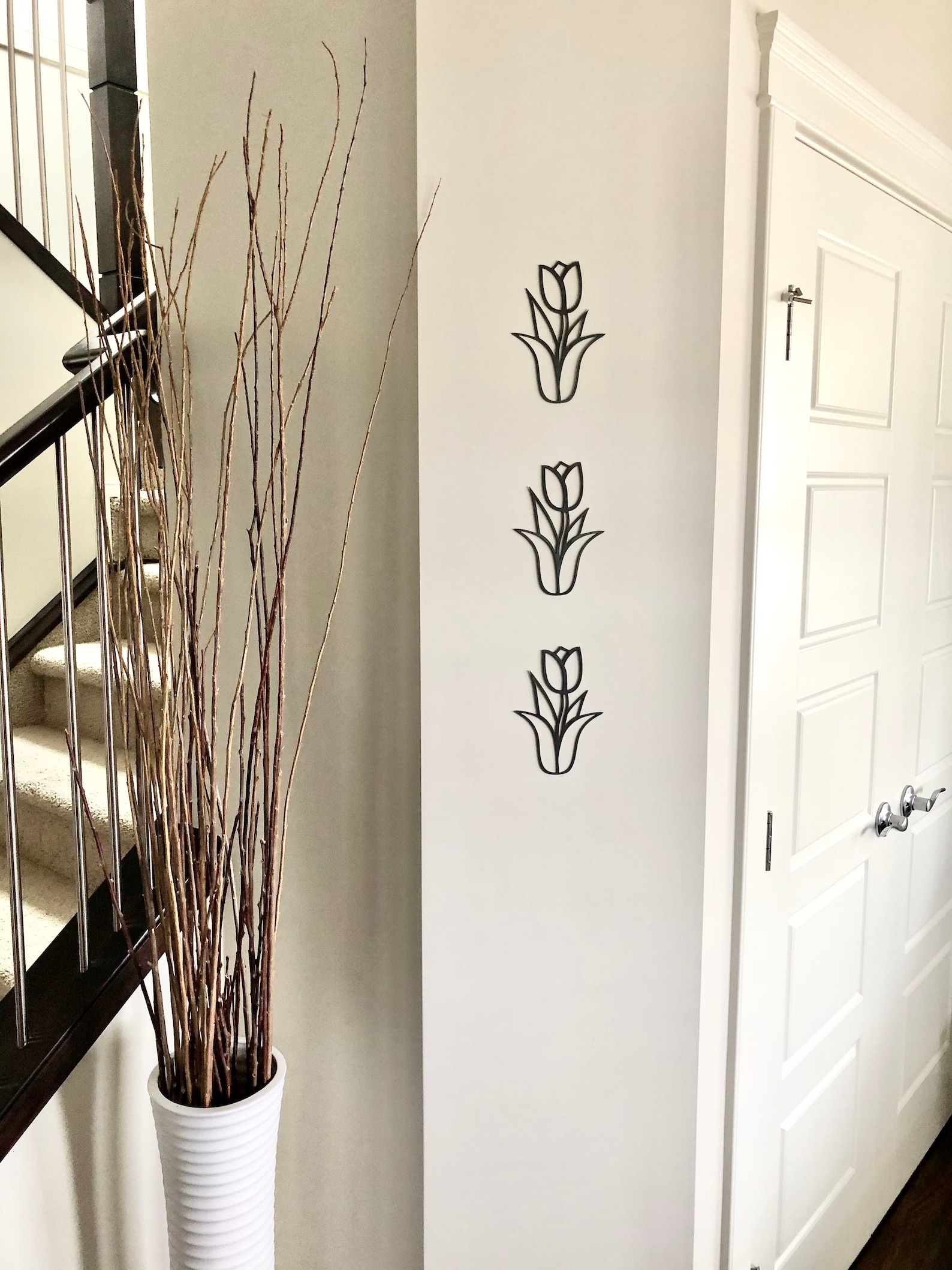 Tulip - Metal Tulips - Flower Art - Flower Decor - Tulip Art - Metal ...