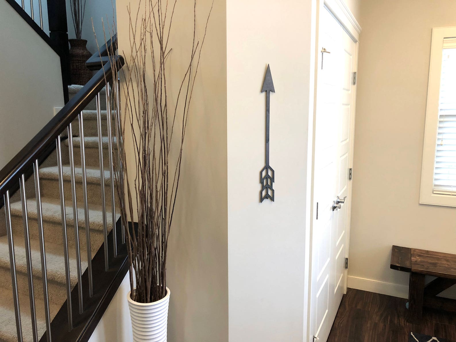 Set of 2 Metal Arrows Home Decor Arrow Sign Arrow Decor | Etsy