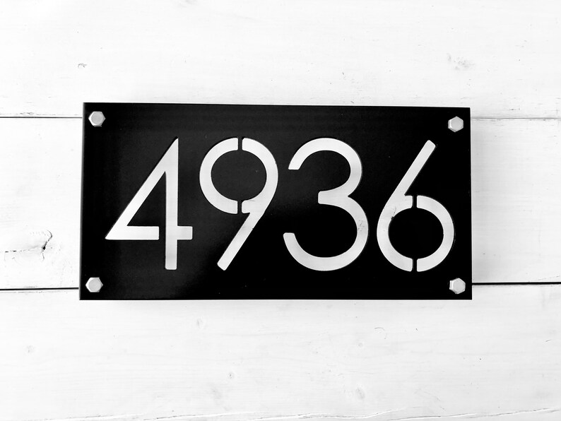 12 Custom House Number Sign Address Sign Address | Etsy