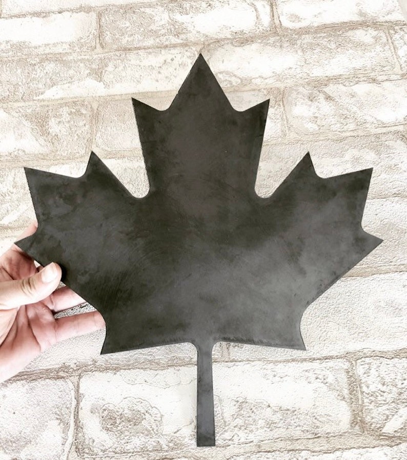 Maple Leaf Metal Canadian Maple Leaf Canada Sign Leaf | Etsy