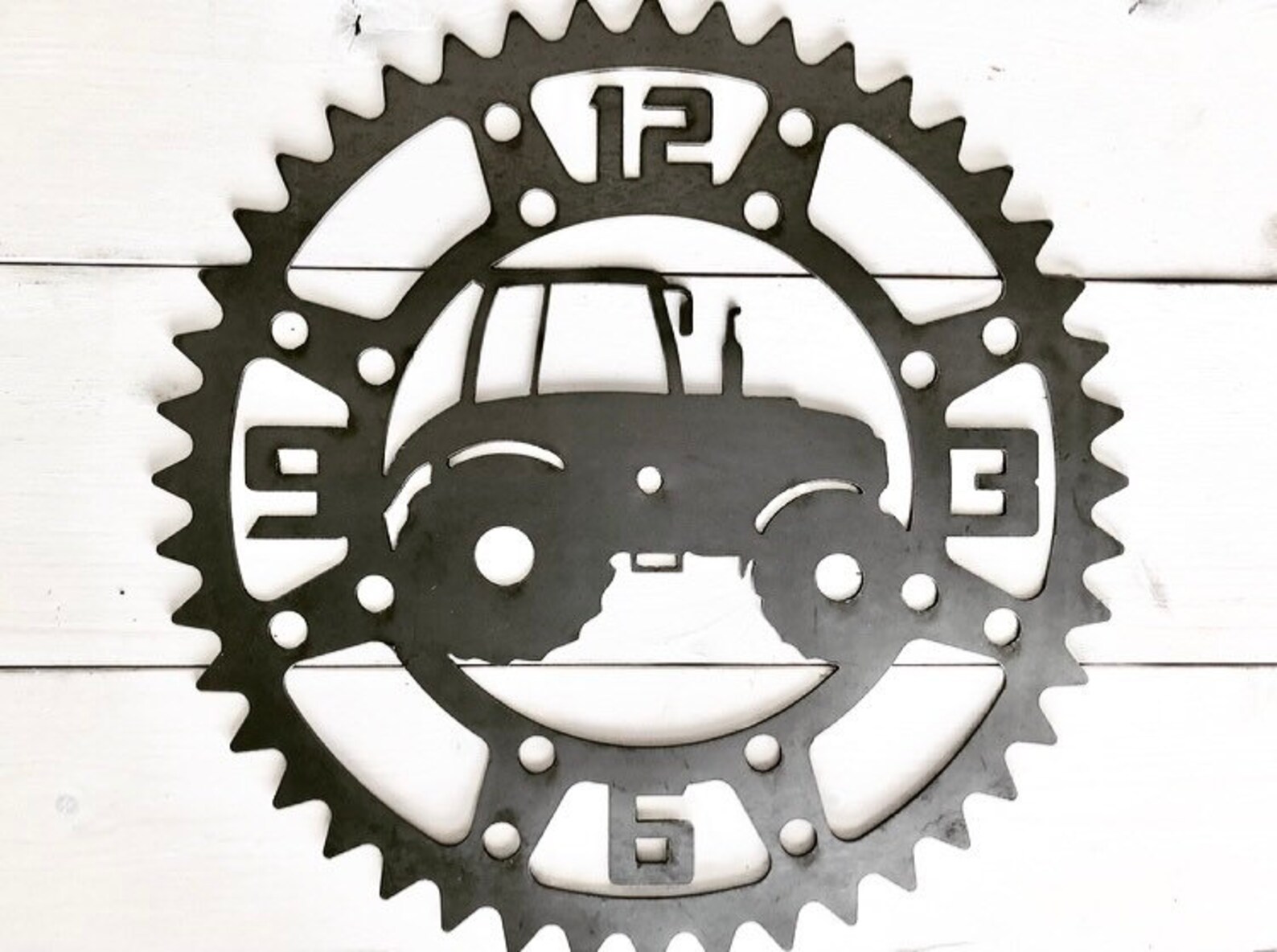 Rustic Metal Tractor Clock Farm Decor Fathers Day Tractor - Etsy