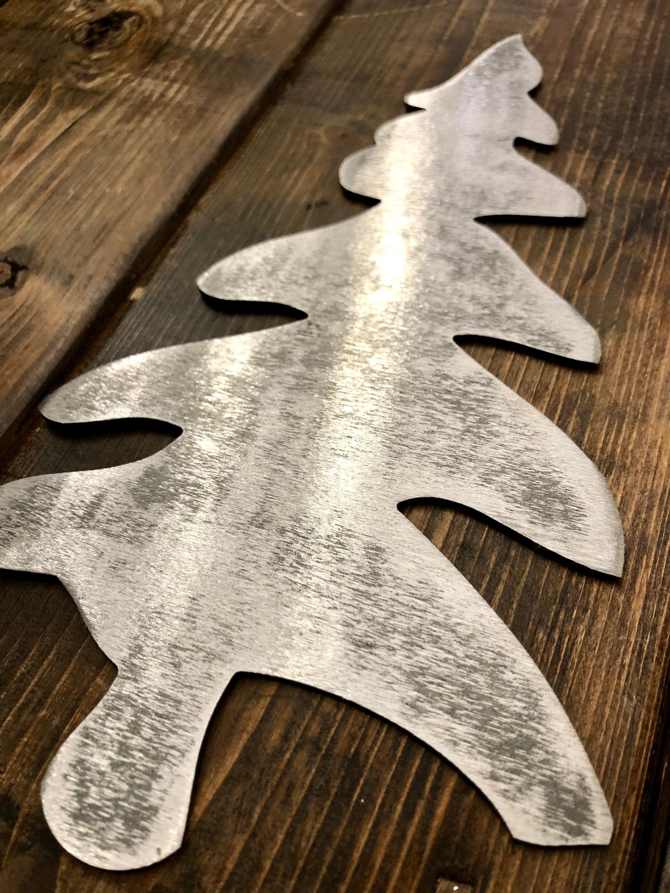 Rustic Metal Trees - Tree Wall Art - Rustic Scenery - Mountain Trees ...