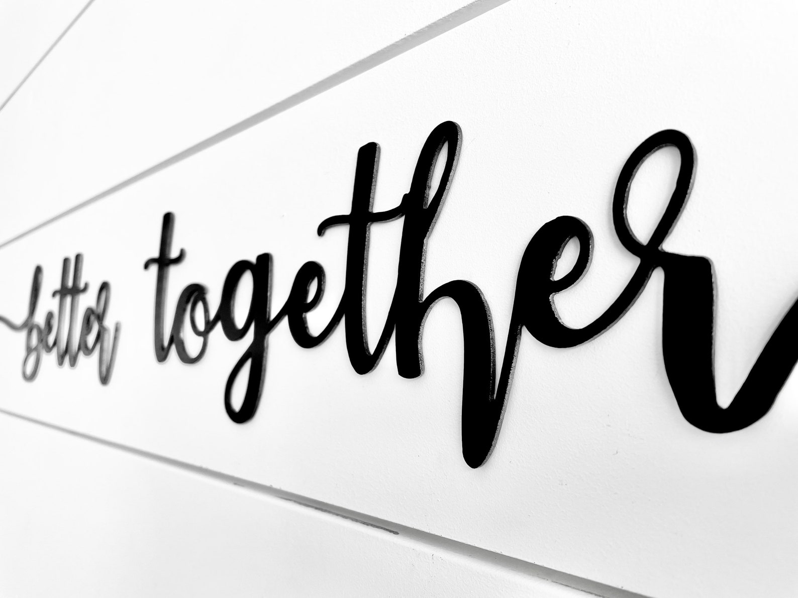 Better Together Sign Home Decor Farmhouse Decor Kitchen - Etsy