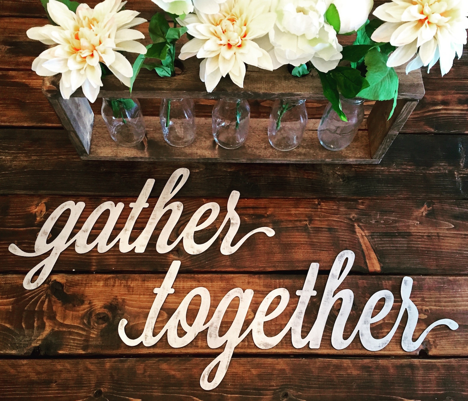 Gather Together Sign Large Gather Home Decor Farmhouse - Etsy