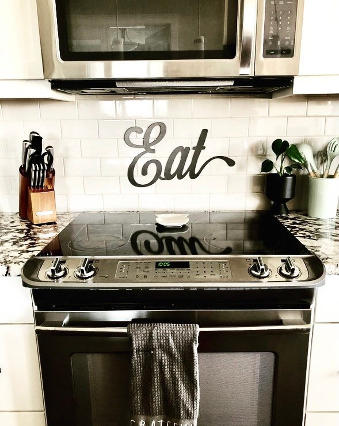 Eat Sign - Kitchen Decor - Dining Room Sign - Restaurant Wall Art ...