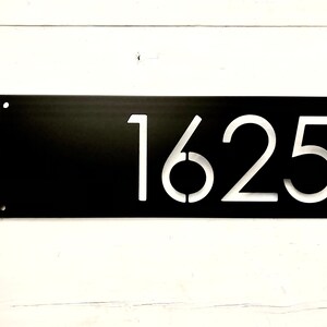 Custom Metal House Number - House Number Sign - Address Sign ...