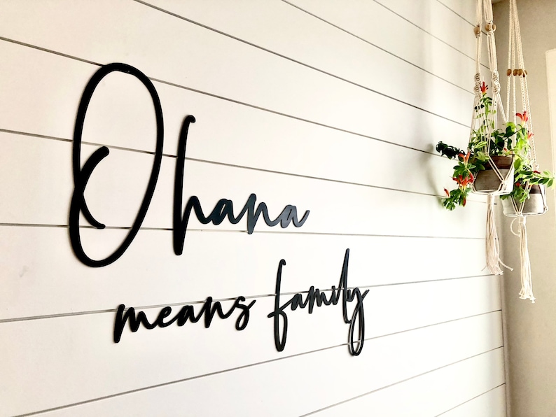 Ohana Means Family - Hawaiian Saying - Hawaii Decor - Ohana Sign ...