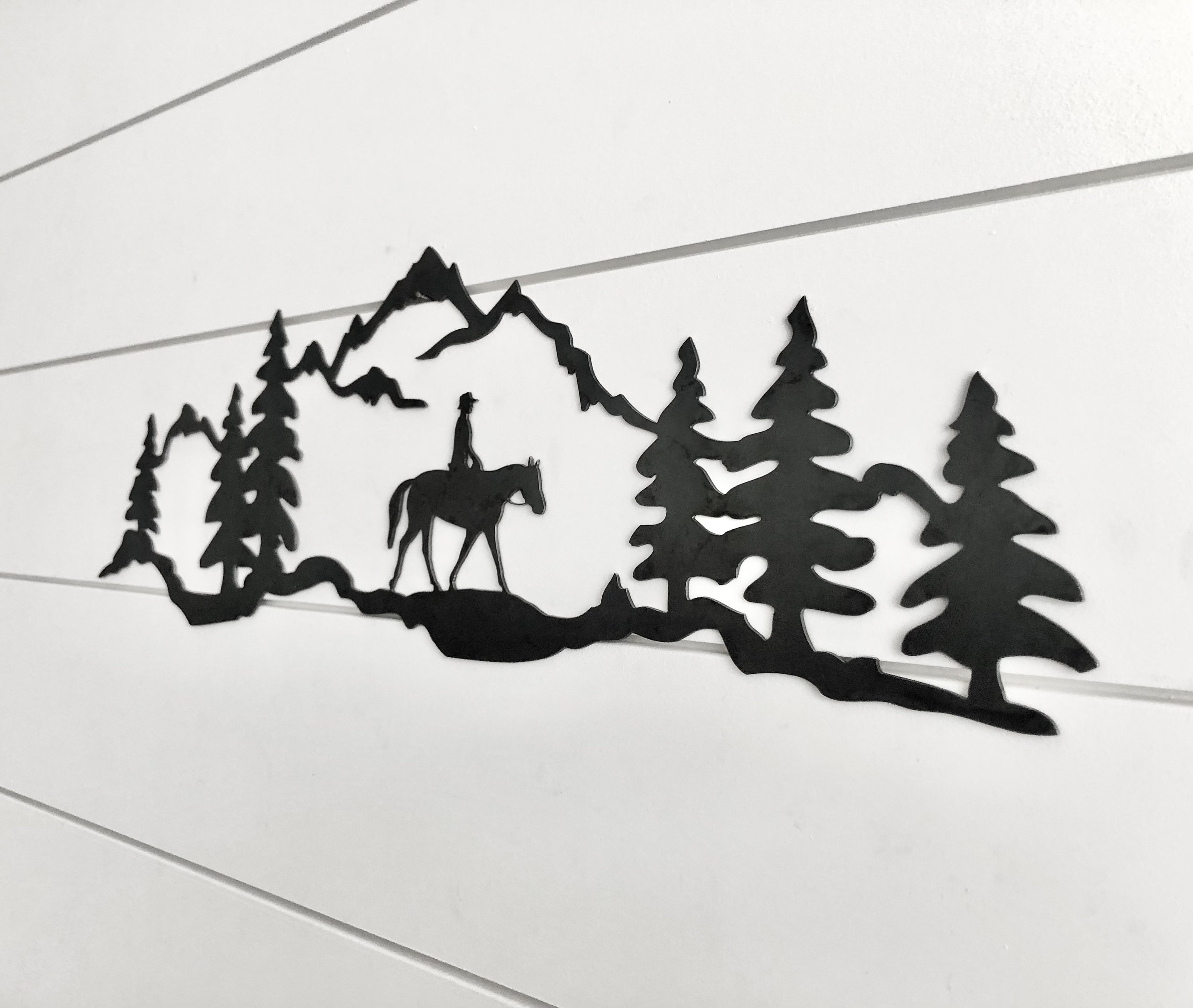 Horse Sign Mountain Range With Horse Horseback Riding - Etsy Canada