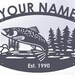 Custom Metal Trout Sign Personalized Family Name Sign - Etsy