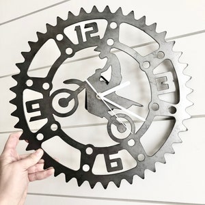Dirtbike Clock - Motocross Clock - Dirtbike Gift - Dirtbiking ...
