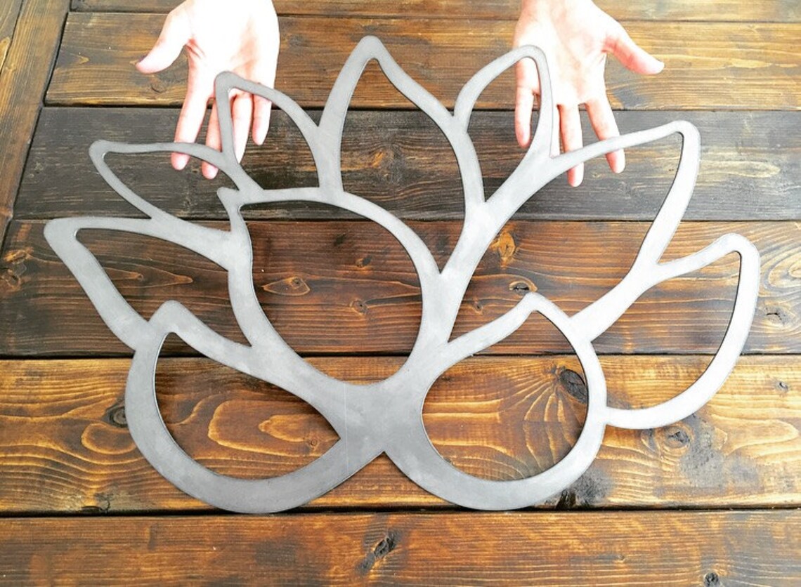 Rustic Metal Peony Flower - Metal Art - Flower Wall Art - Rustic Flower ...