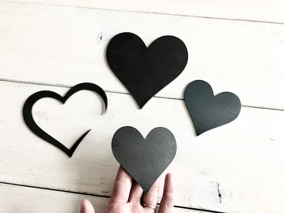 Metal Heart Sign Heart Wall Decor Small Heart Heart | Etsy