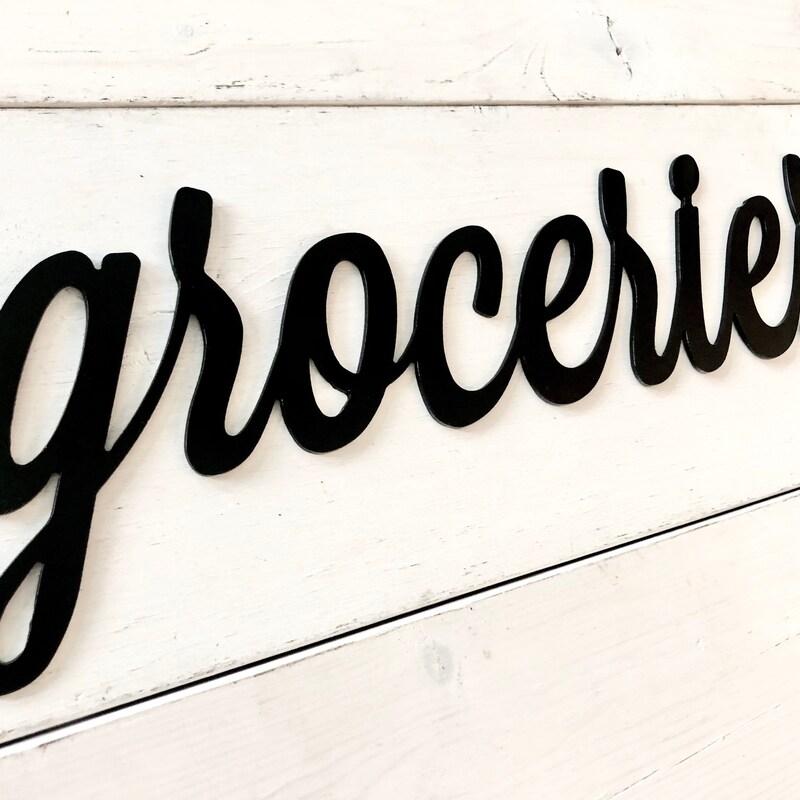 Groceries Sign - Etsy