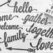 Family Sign Rustic Metal Wall Art Family Script Word Sign - Etsy