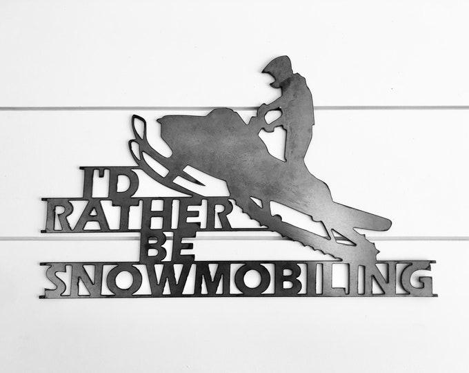 Metal Snowmobile Sign - Etsy Canada