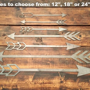 Rustic Arrow - Metal Arrow - Arrow Sign - Modern Wall Art - Arrow Wall ...