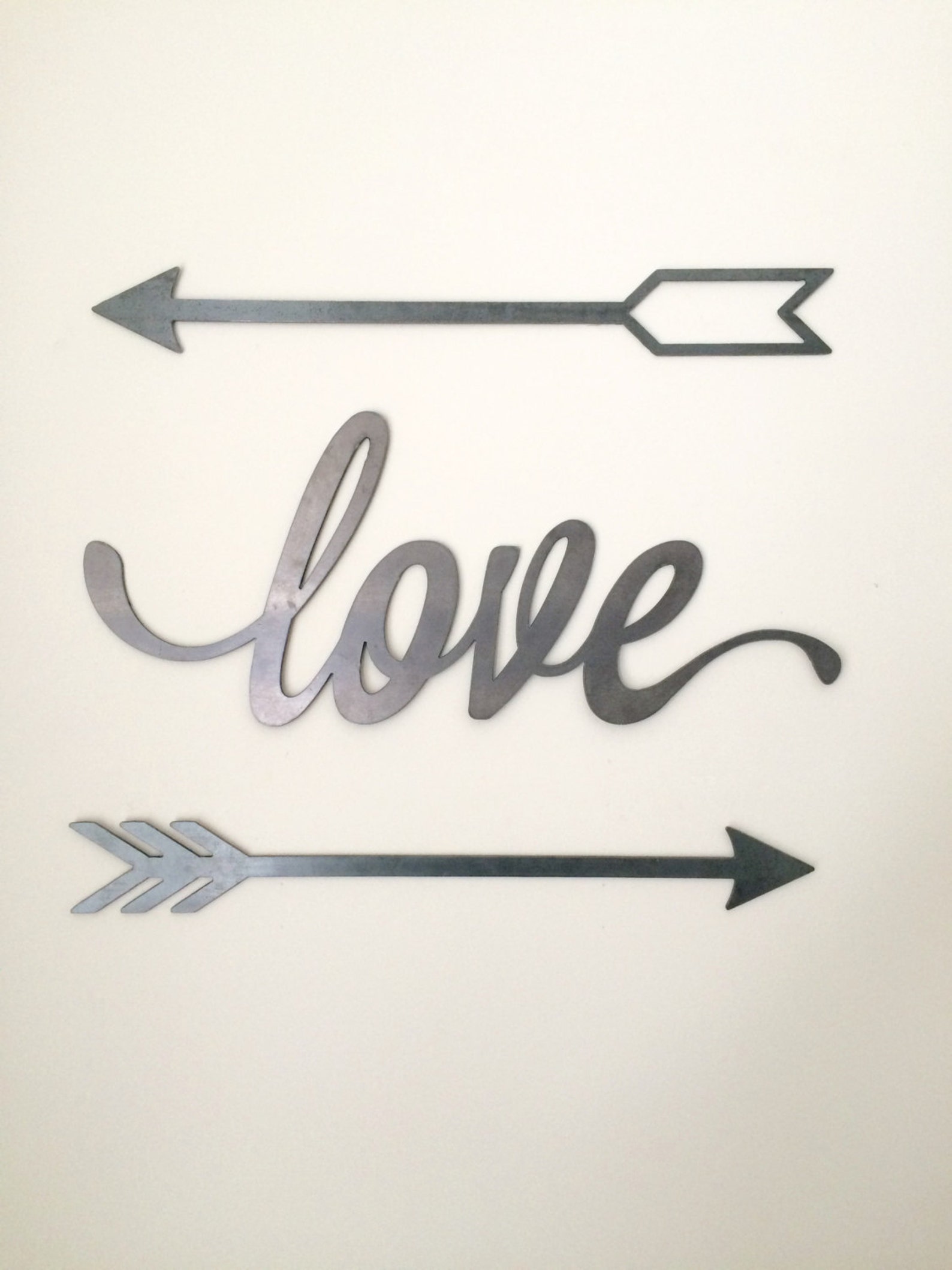 Rustic Metal Love Sign Script Love Sign Love Decor Metal - Etsy Canada