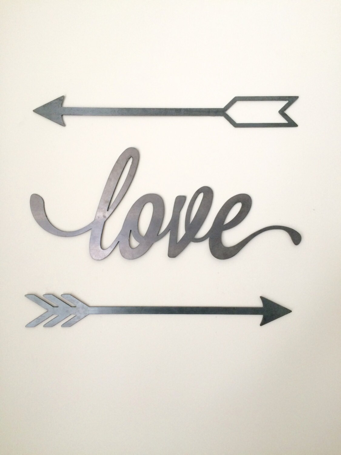 Rustic Metal Love Sign Script Love Sign Love Decor Metal - Etsy Canada