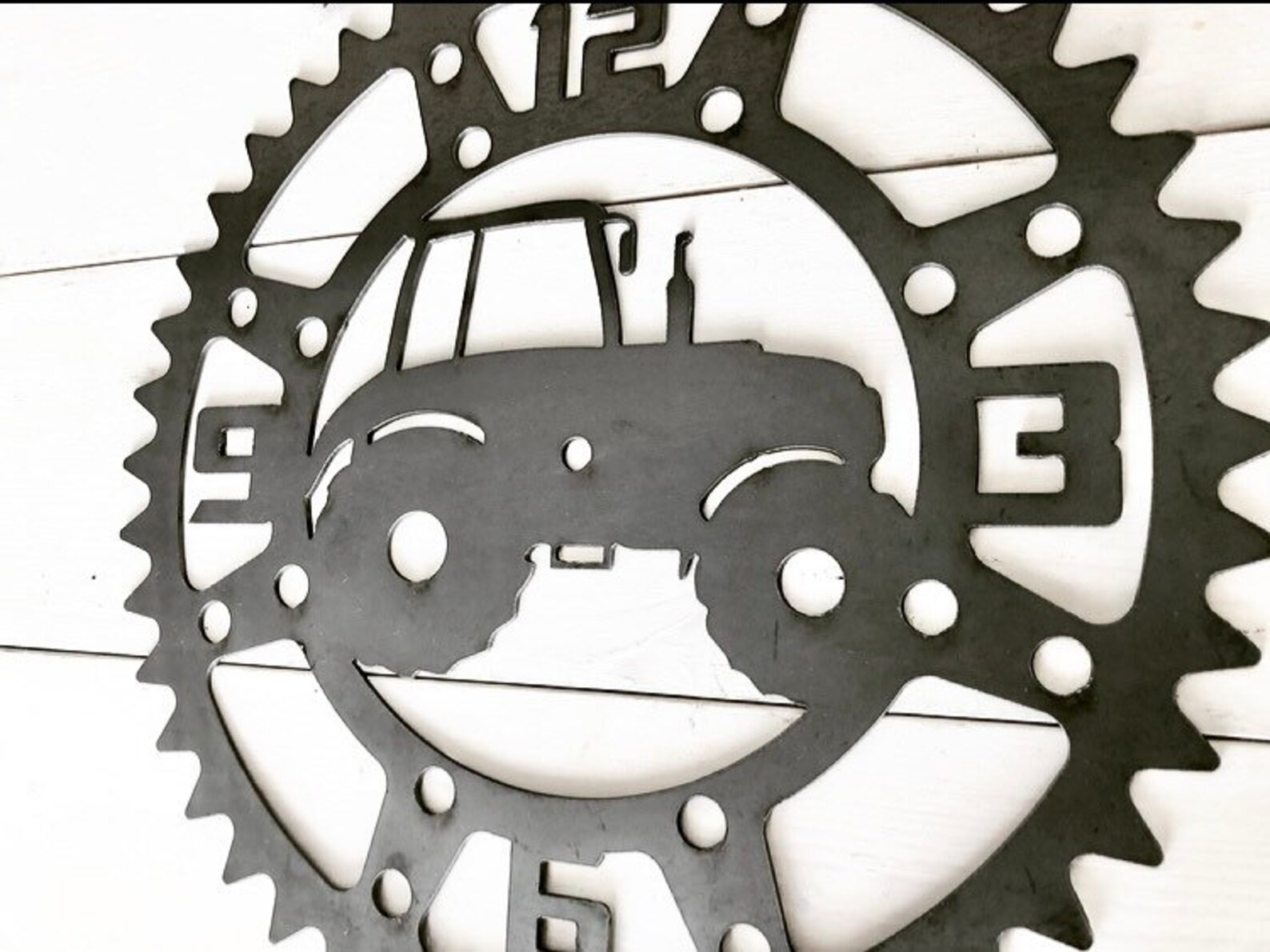 Rustic Metal Tractor Clock Farm Decor Fathers Day Tractor - Etsy