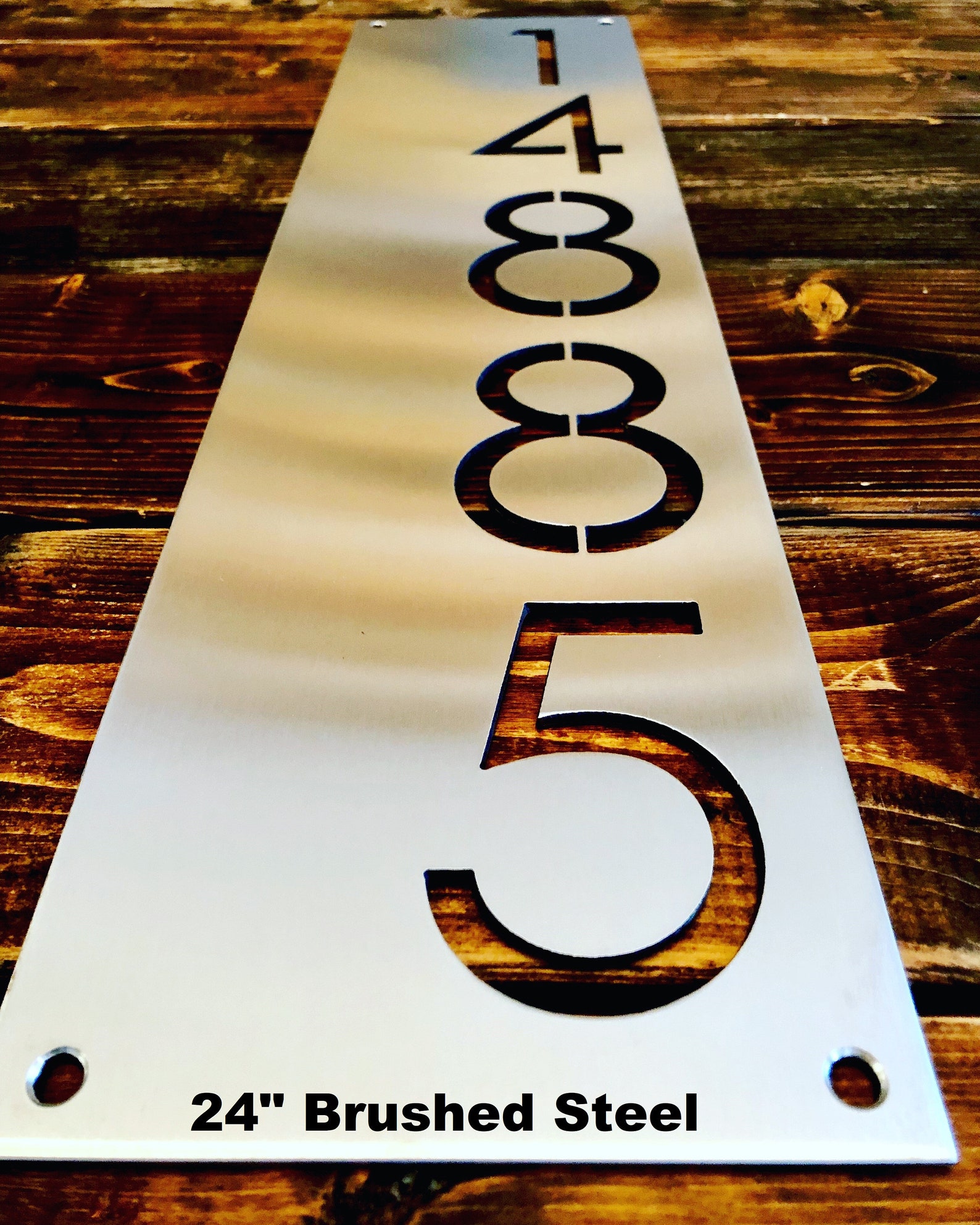 Custom House Number Sign Vertical Address Sign Personalized Gift ...