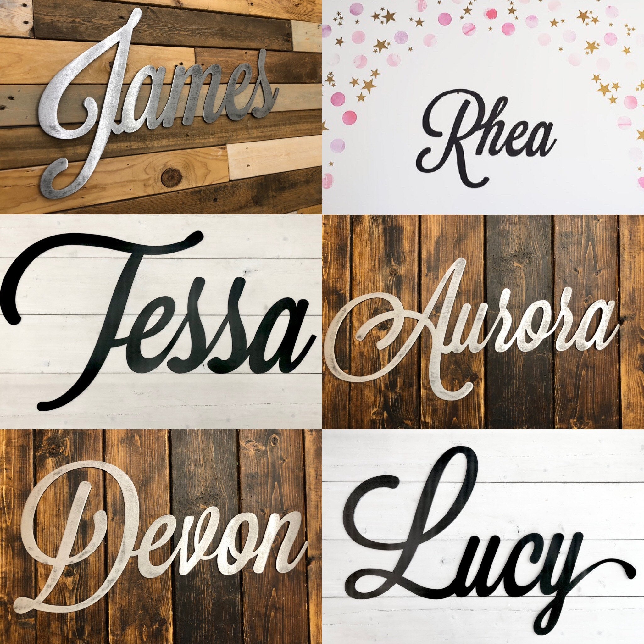 Custom Name Sign Custom Word Sign Personalized Gift Sign | Etsy