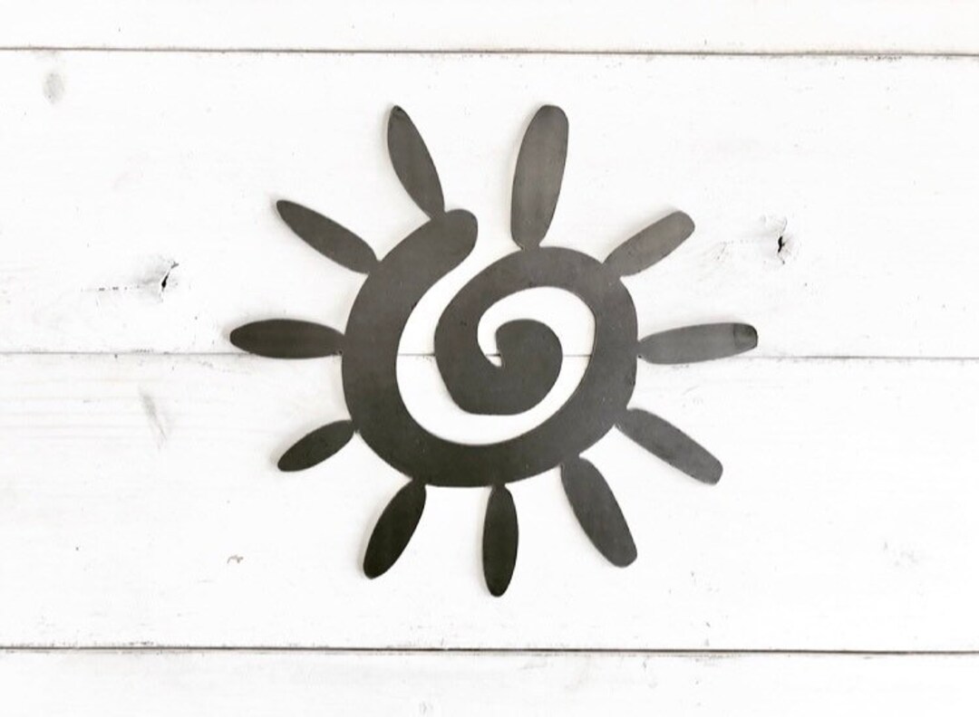 Metal Sun Wall Art - Boho Decor - Sunshine - Metal Wall Art - Home ...