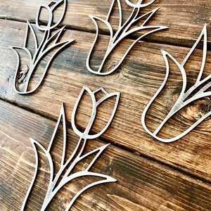 Tulip - Metal Tulips - Flower Art - Flower Decor - Tulip Art - Metal ...