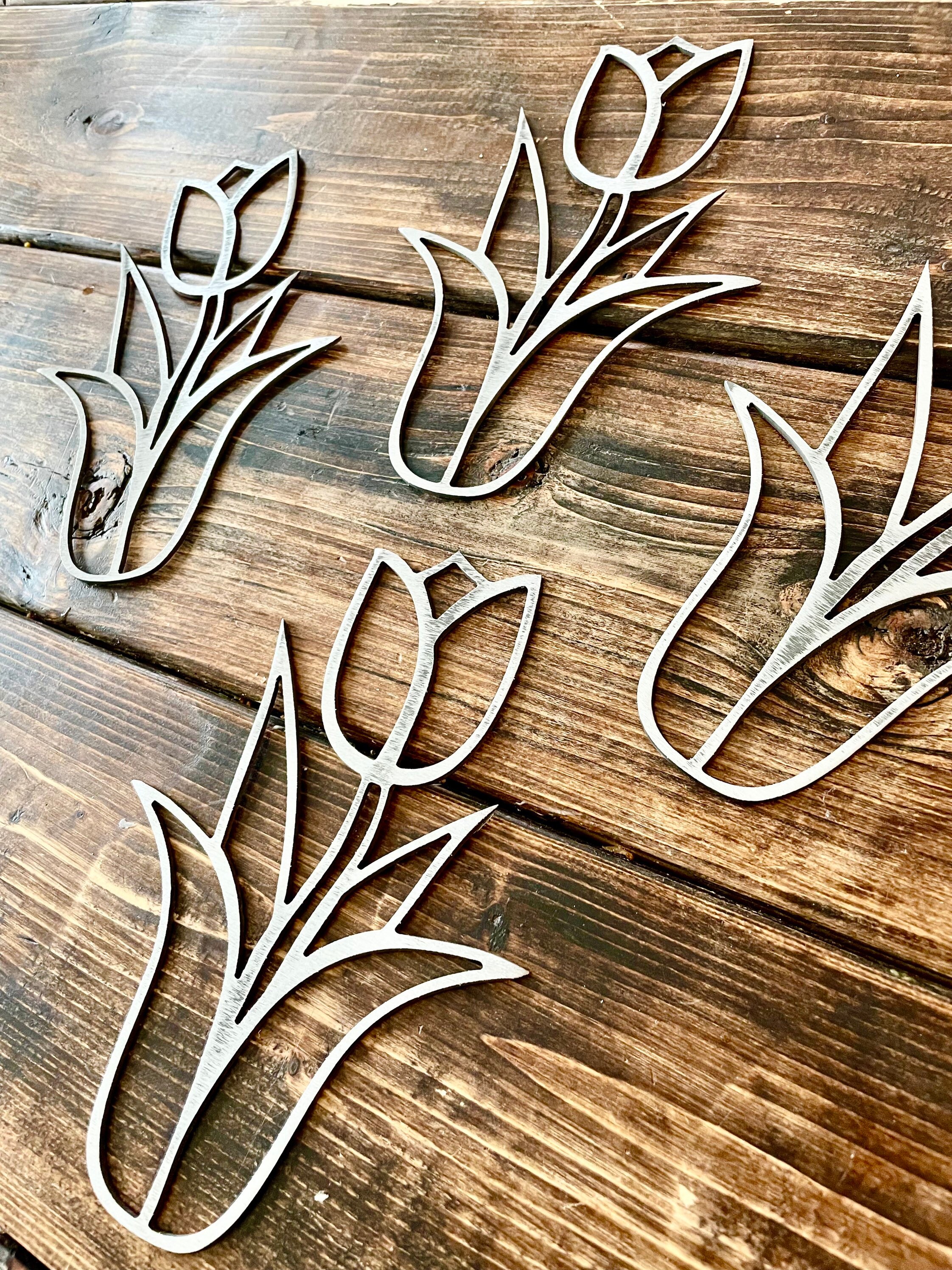 Tulip - Metal Tulips - Flower Art - Flower Decor - Tulip Art - Metal ...