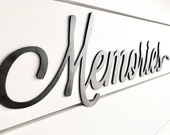 Metal Memories Sign - Etsy