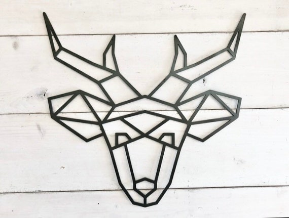 Geometric Animal Drawing Deer