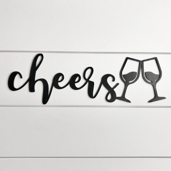 Cheers Sign - Etsy
