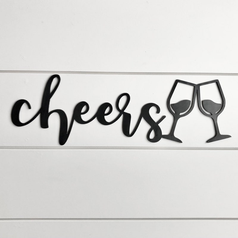 Cheers Sign - Etsy