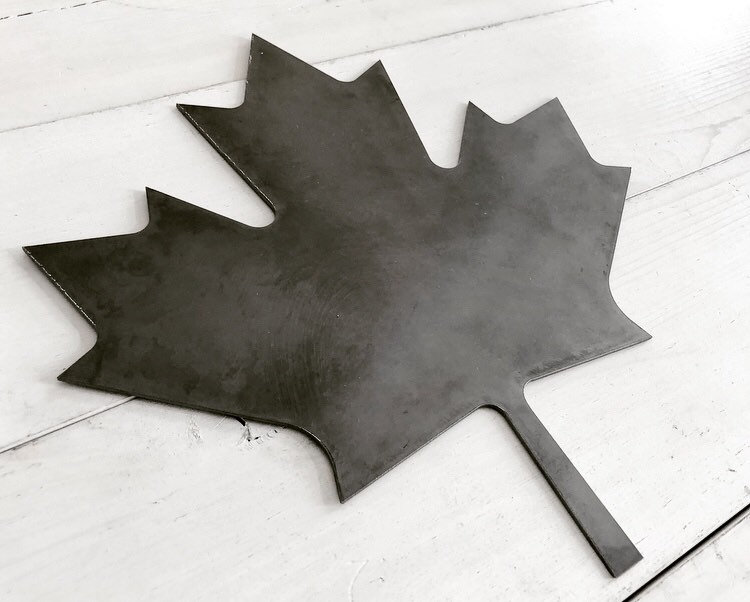 Maple Leaf Metal Canadian Maple Leaf Canada Sign Leaf | Etsy