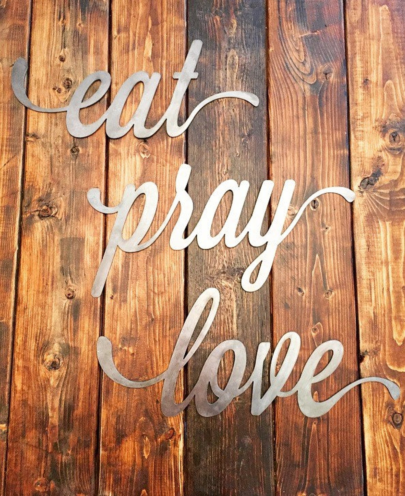 Rustic Metal Love Sign Script Love Sign Love Decor Metal - Etsy Canada