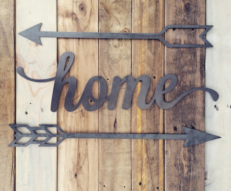 Set of 2 Metal Arrows Home Decor Arrow Sign Arrow Decor - Etsy