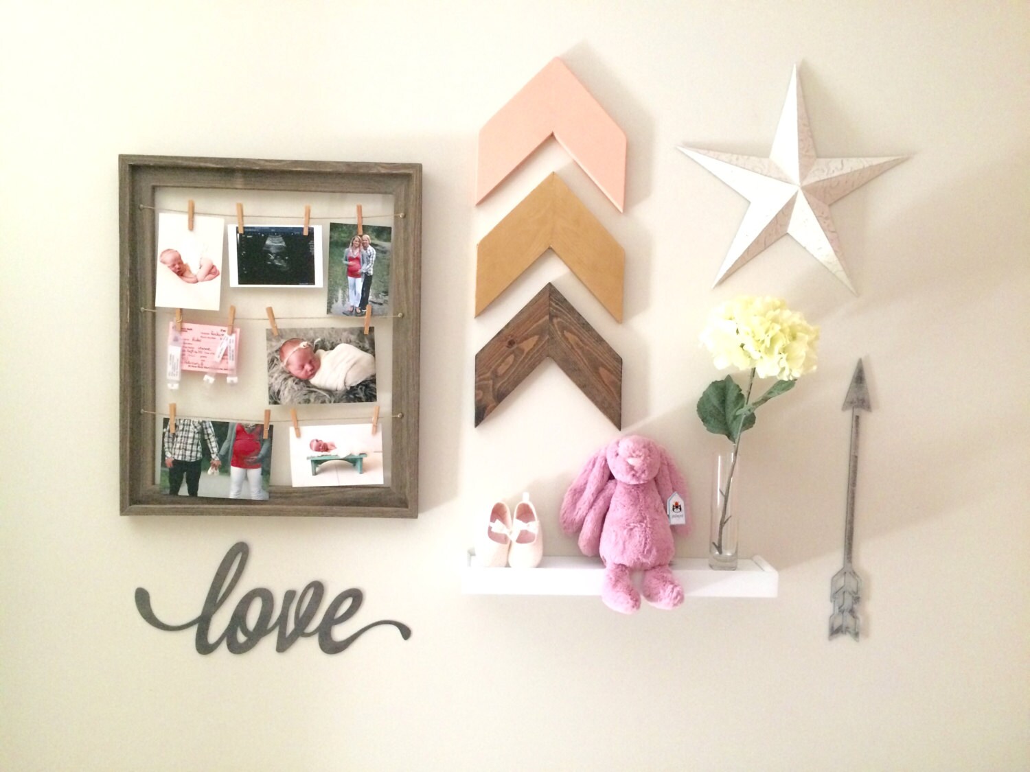 Rustic Metal Love Sign Script Love Sign Love Decor Metal | Etsy