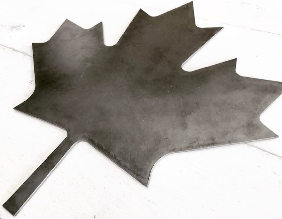 Maple Leaf Metal Canadian Maple Leaf Canada Sign Leaf | Etsy