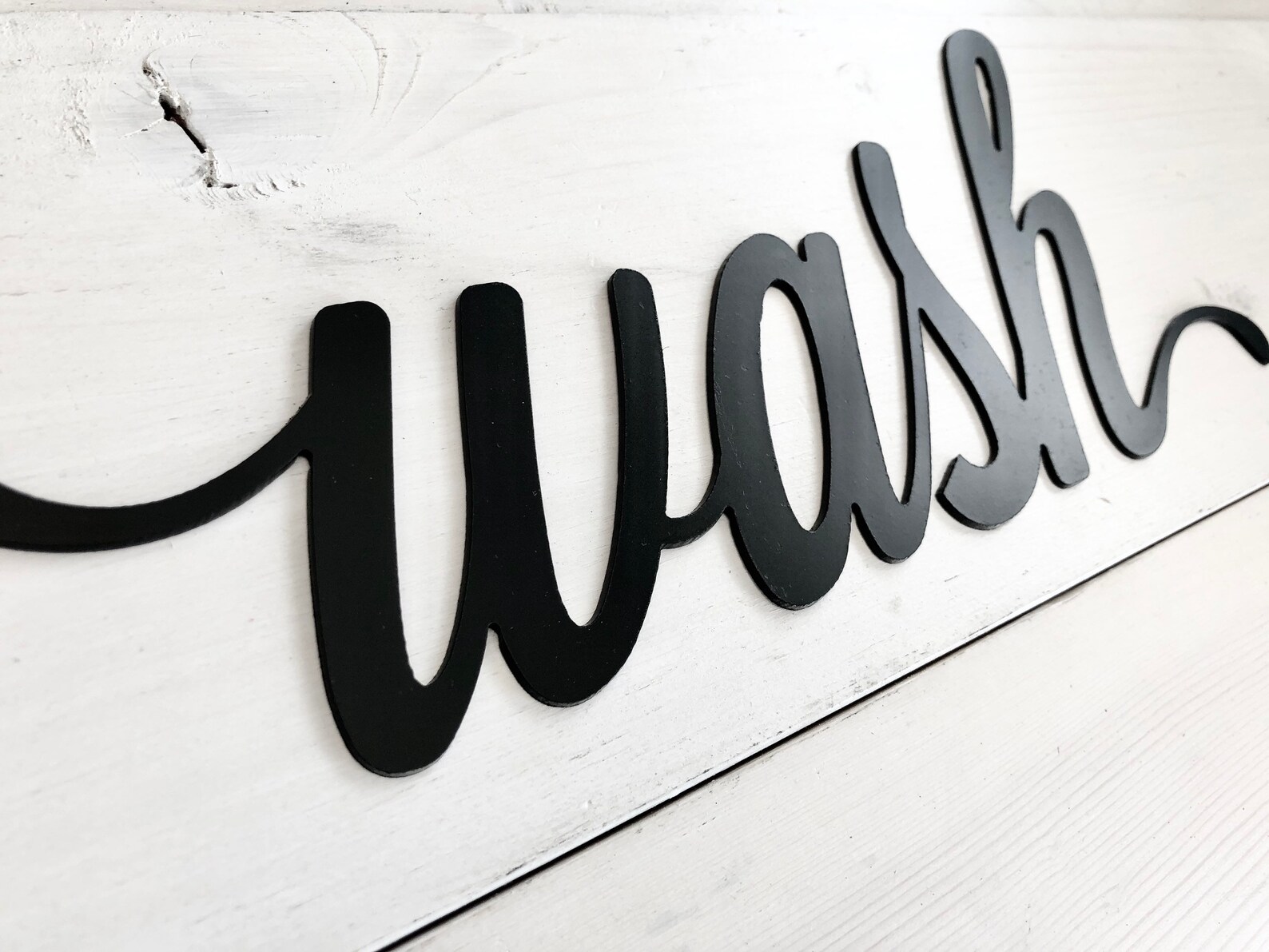 Wash Sign - Bathroom Sign - Laundry Sign - Wash Word - Wash Your Hands ...