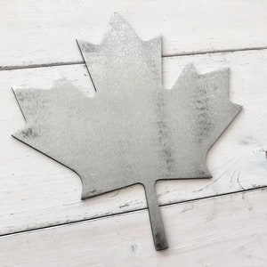 Maple Leaf - Metal Canadian Maple Leaf - Canada Sign - Leaf Sign ...